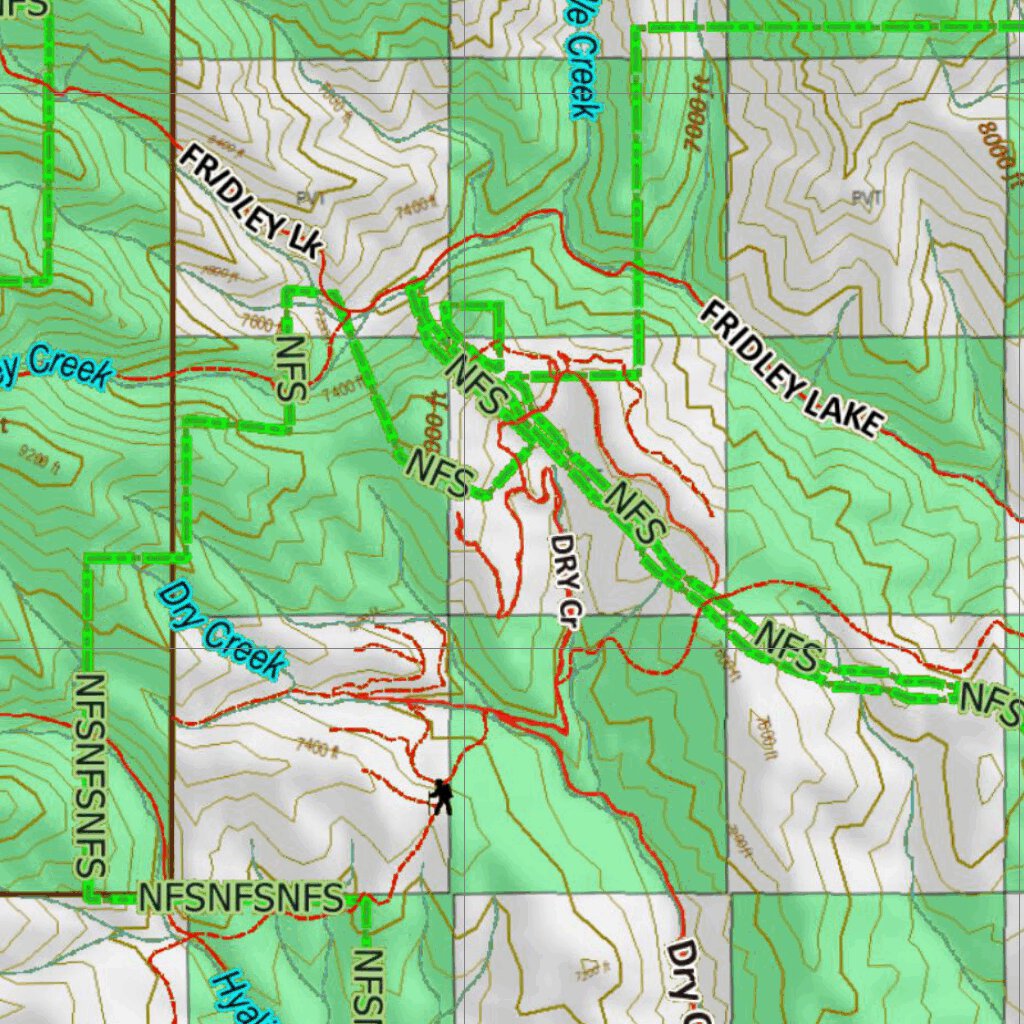Montana Moose Hunting District 329 Land Ownerhip Map map by Montana ...