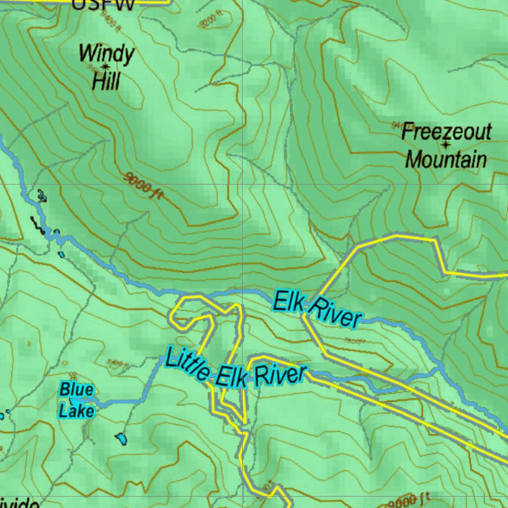 Montana Moose Hunting District 330 Land Ownerhip Map by Montana ...