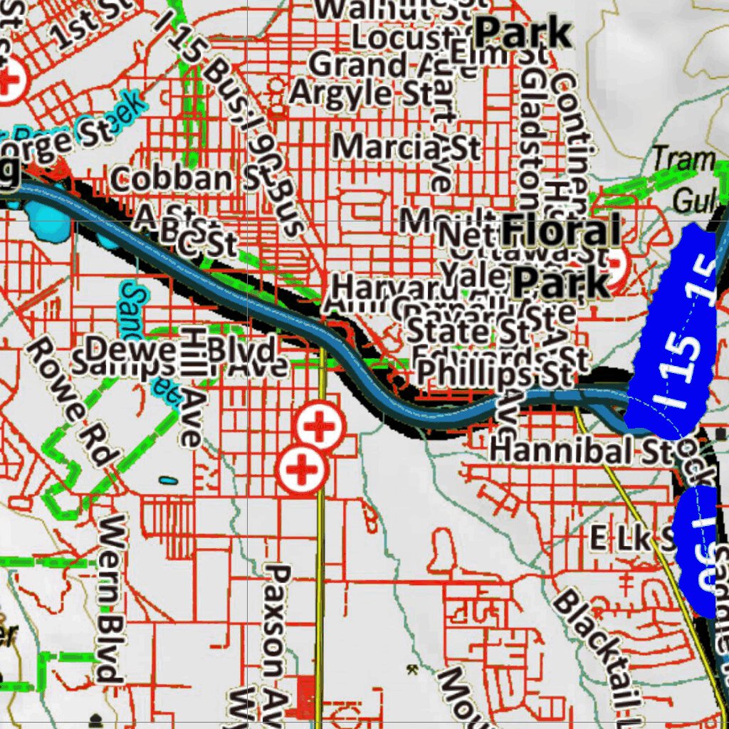 Montana Moose Hunting District 350 Land Ownerhip Map by Montana ...
