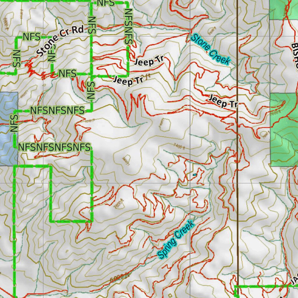 Montana Mule Deer Hunting District 393 Land Ownerhip Map by Montana ...