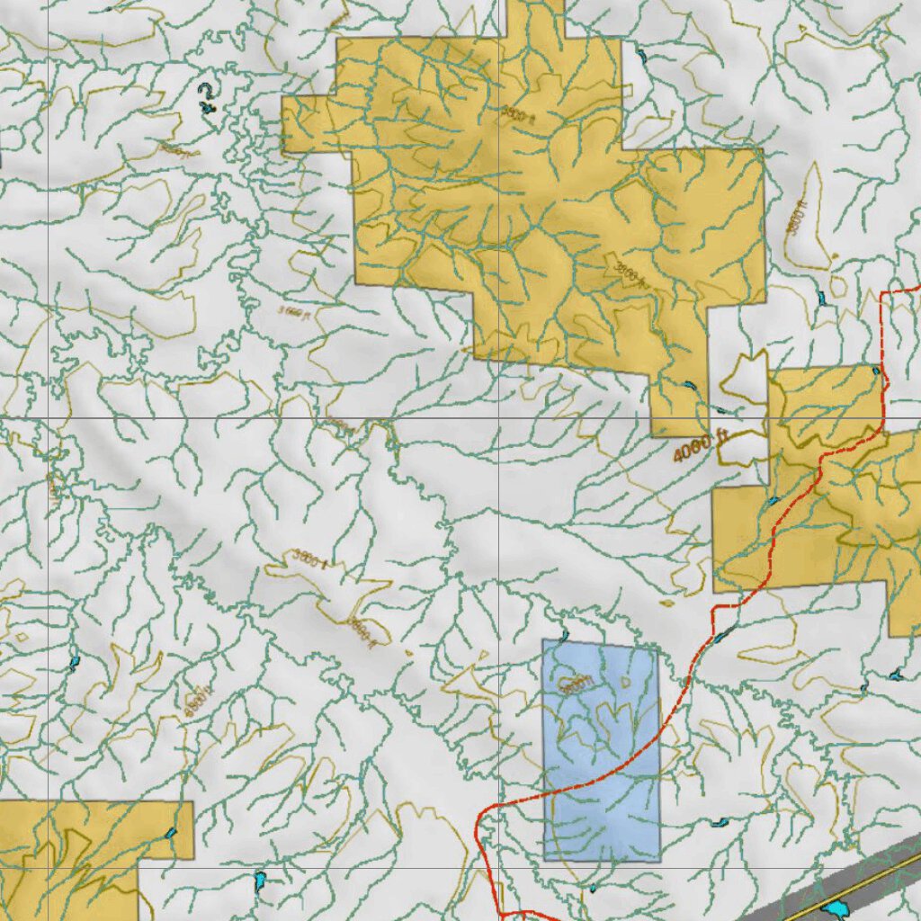 Montana Mule Deer Hunting District 412 Land Ownerhip Map by Montana ...