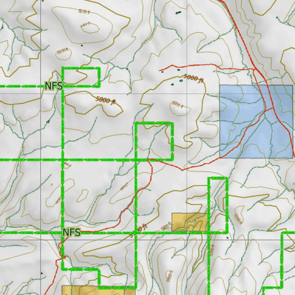 Montana Mule Deer Hunting District 413 Land Ownerhip Map by Montana HuntData LLC | Avenza Maps