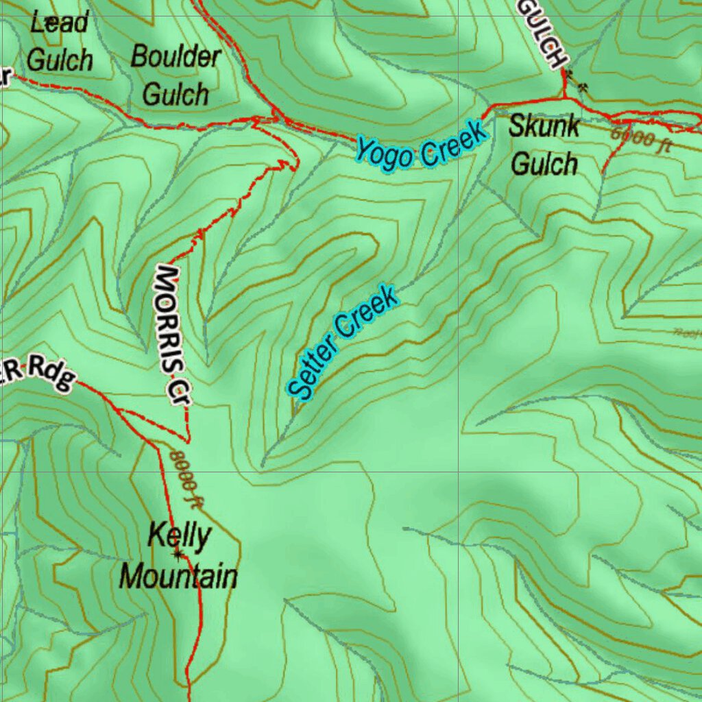 Montana Mule Deer Hunting District 448 Land Ownerhip Map by Montana ...