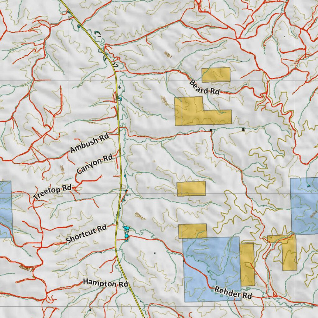 Montana Mule Deer Hunting District 530 Land Ownerhip Map by Montana ...