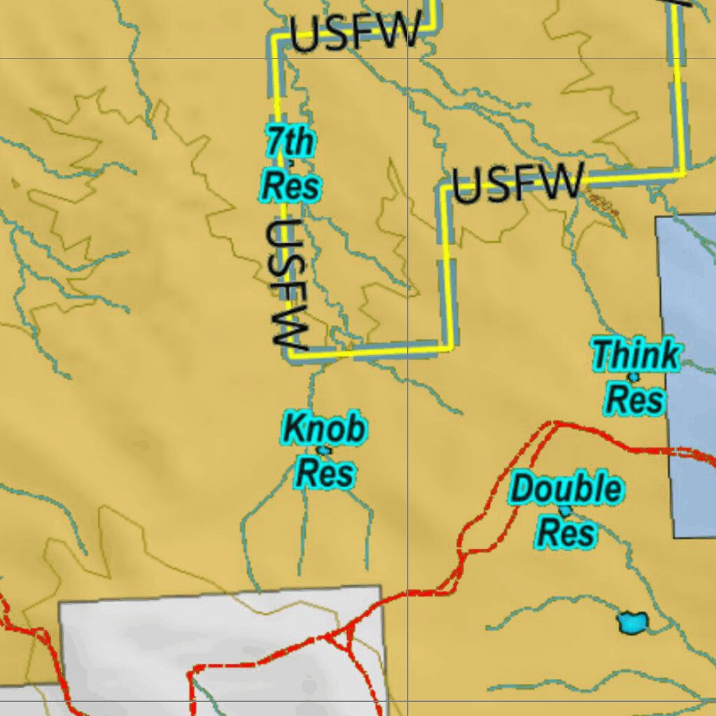 Montana Mule Deer Hunting District 632 Land Ownerhip Map map by Montana ...