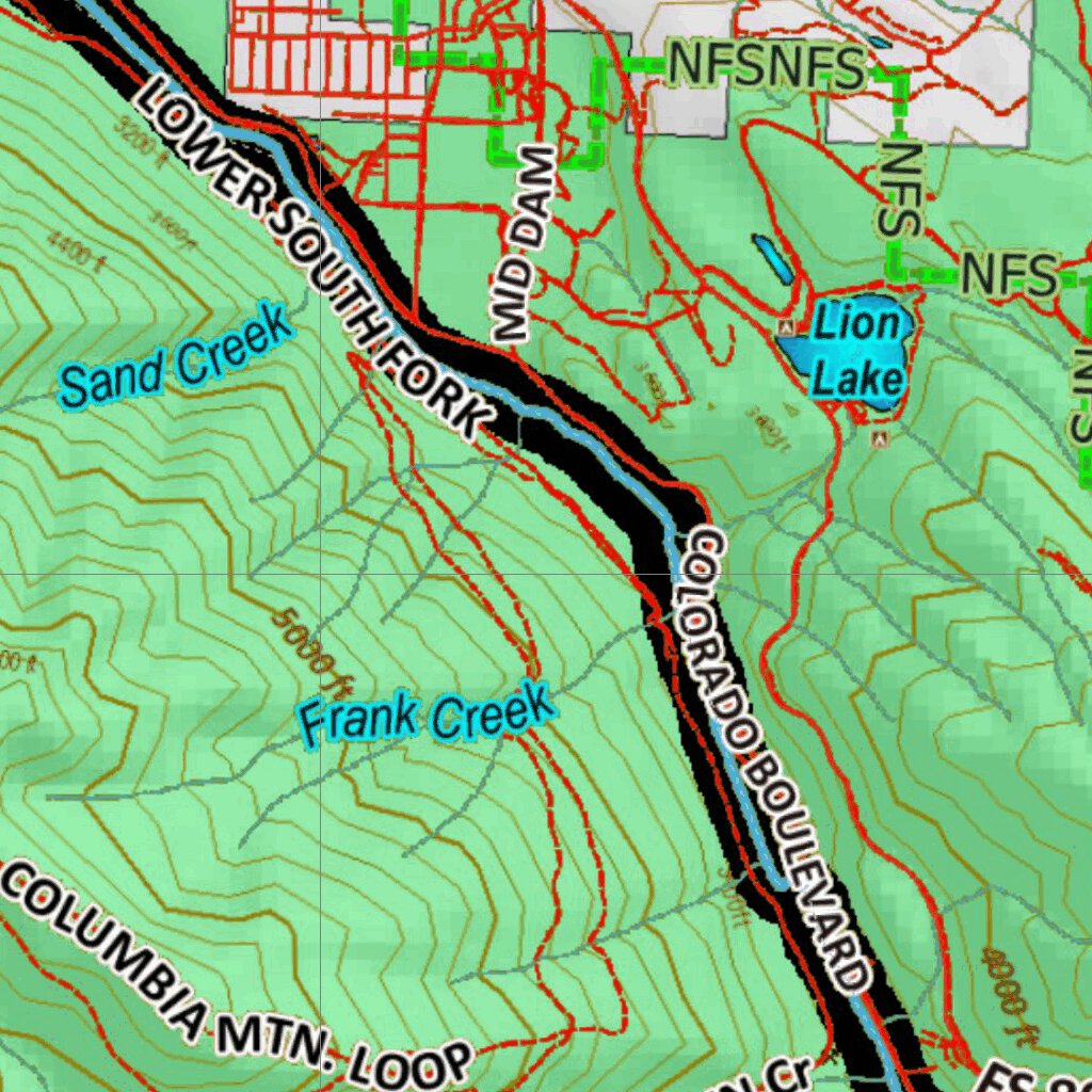 Mountain Goat Hunting District 140 Land Ownership Map by Montana ...