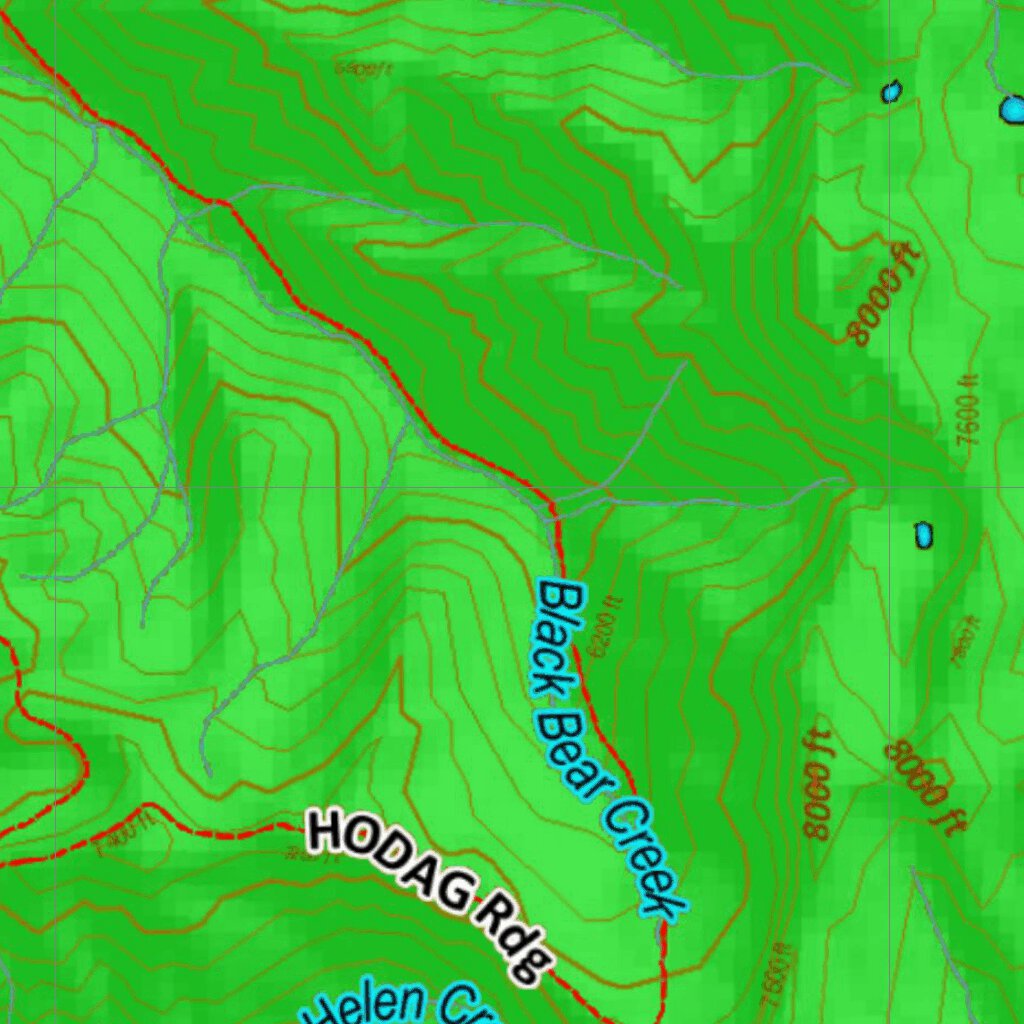 Mountain Goat Hunting District 150 Land Ownership Map by Montana ...