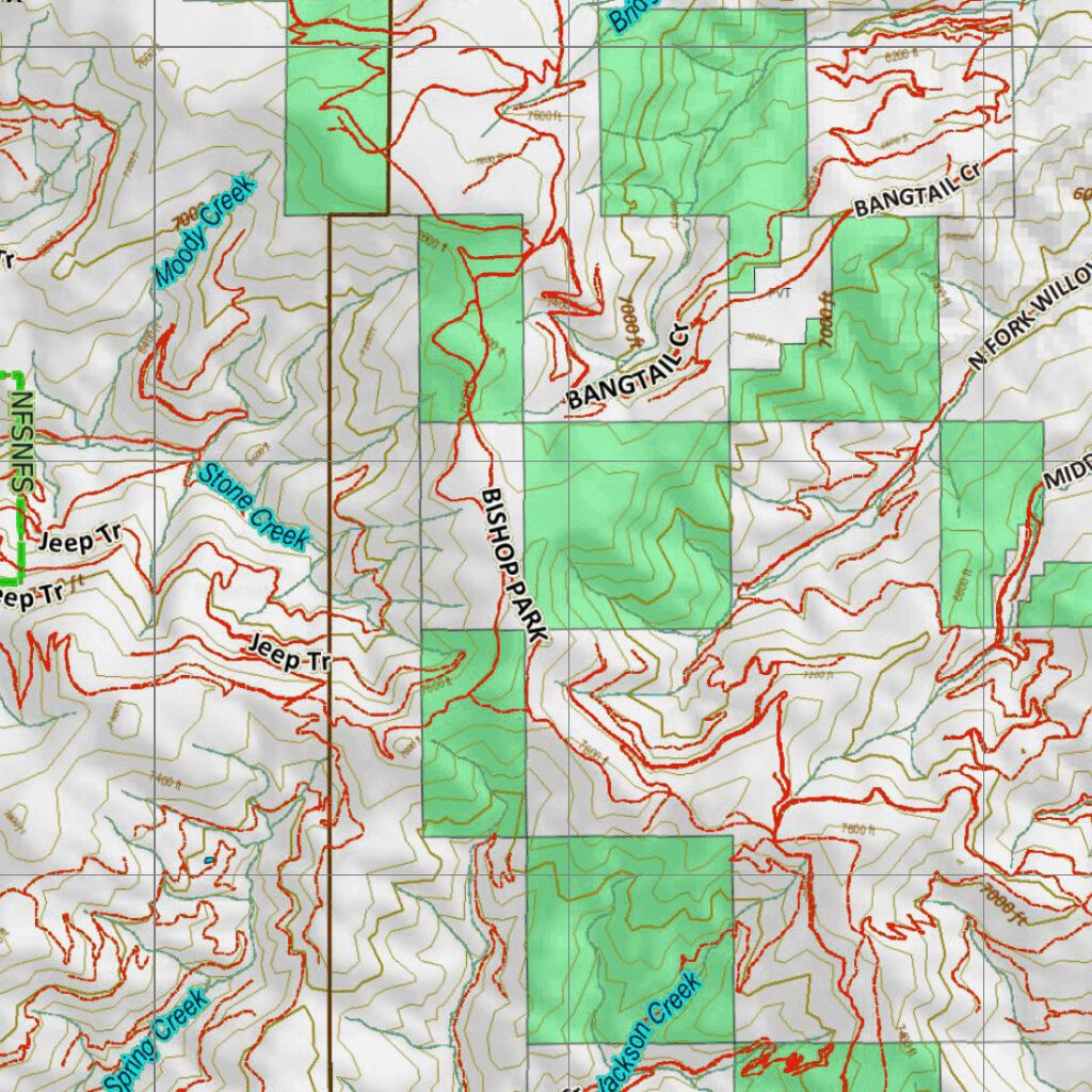 Mountain Goat Hunting District 313 Land Ownership Map by Montana ...