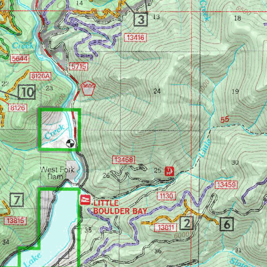 Bitterroot National Forest South (2 of 2) Map by MontanaGPS | Avenza Maps