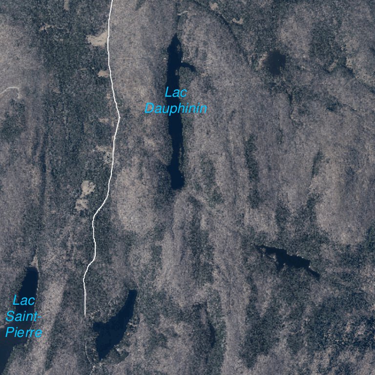 Sentier Alleluia Map by MRC des Laurentides | Avenza Maps