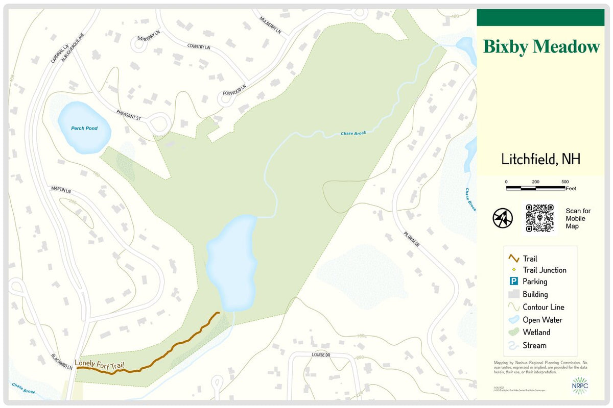 Litchfield, NH - Bixby Meadow Map by Nashua Regional Planning ...