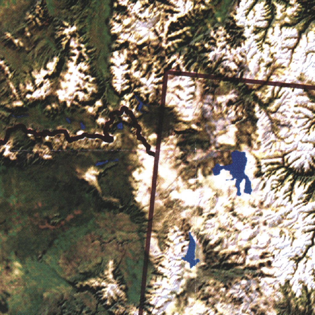 Above The Rockies 1995 Map by National Geographic | Avenza Maps