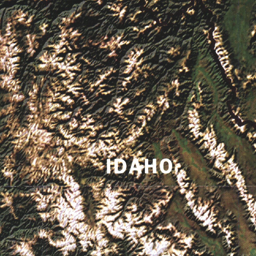 Above The Rockies 1995 Map by National Geographic | Avenza Maps