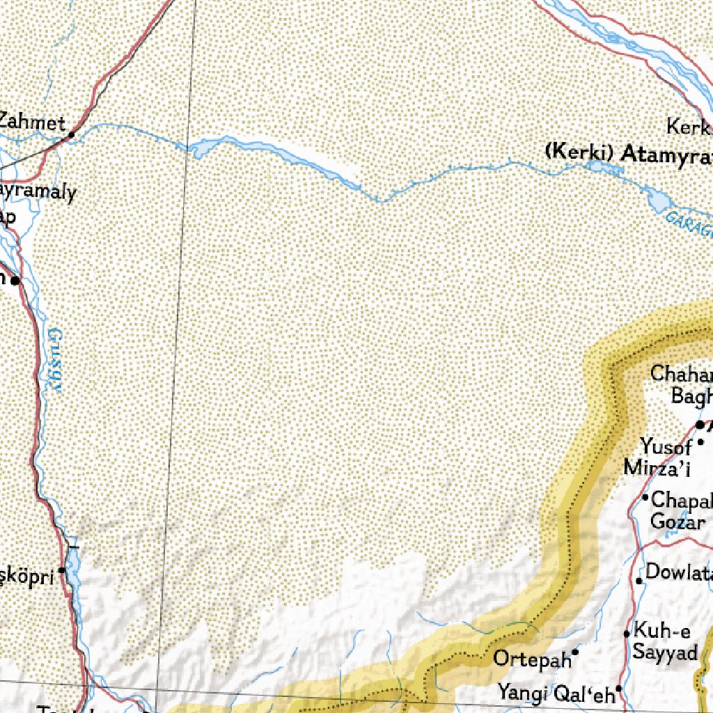 Afghanistan & Pakistan Map by National Geographic | Avenza Maps