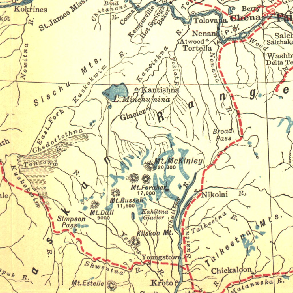 Alaska 1918 Map by National Geographic | Avenza Maps
