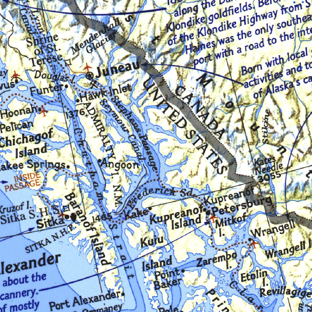 Alaska Map 1984 by National Geographic | Avenza Maps