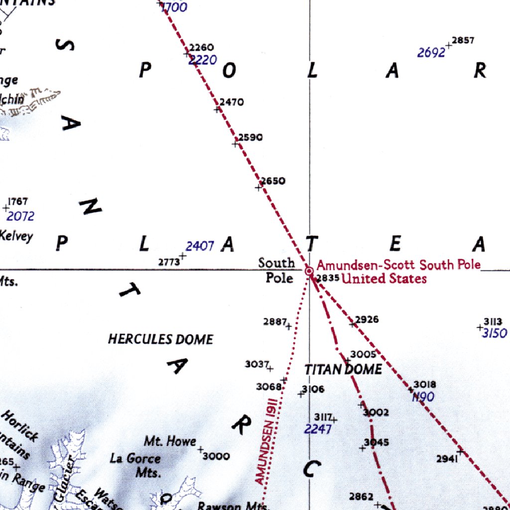 Antarctica 1987 Map by National Geographic | Avenza Maps