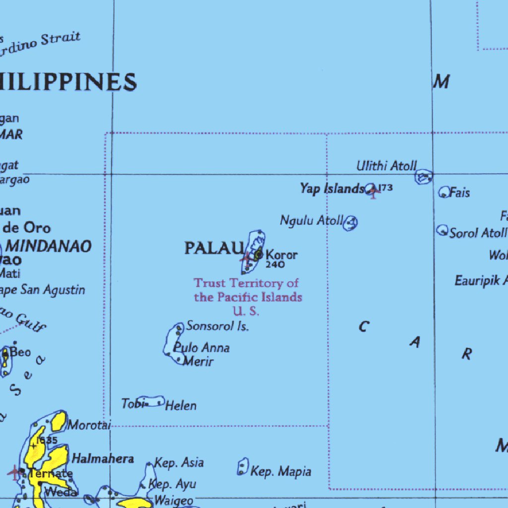 Asia-Pacific 1989 Map by National Geographic | Avenza Maps