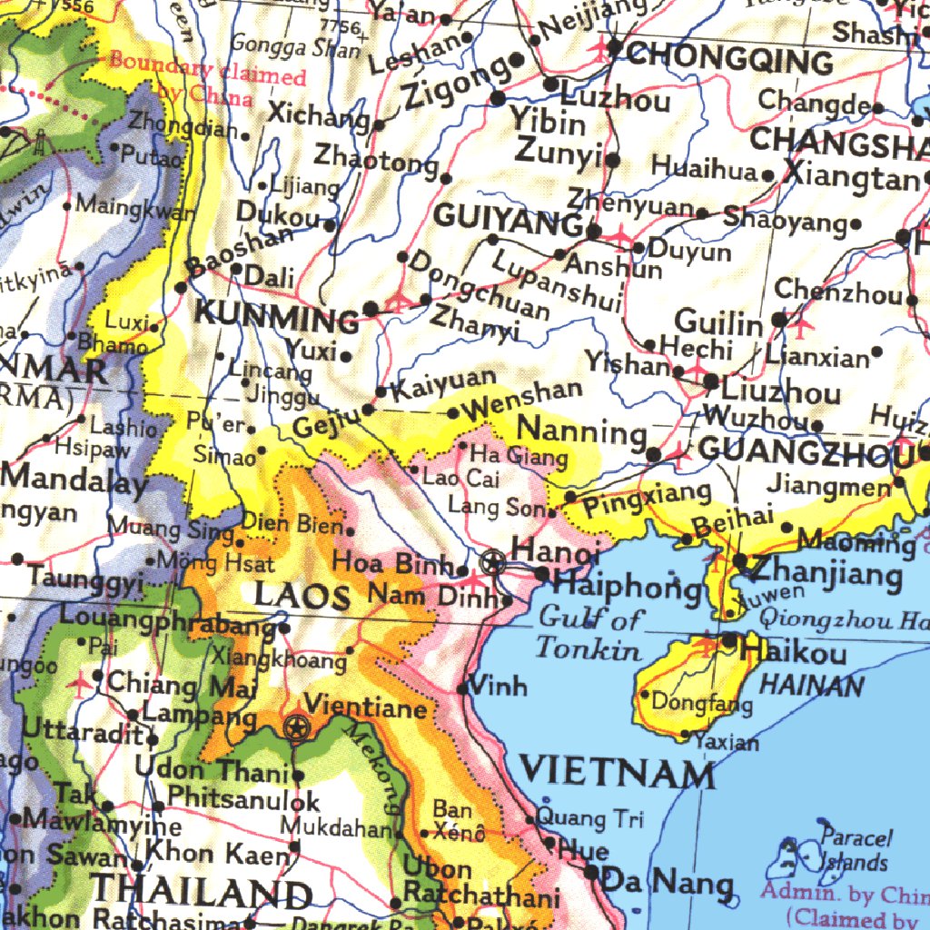 Asia-Pacific 1989 Map by National Geographic | Avenza Maps