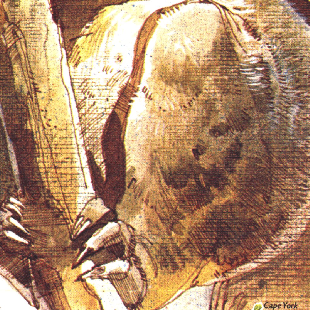 Australia, Land Of Living Fossils 1979 Map by National Geographic ...