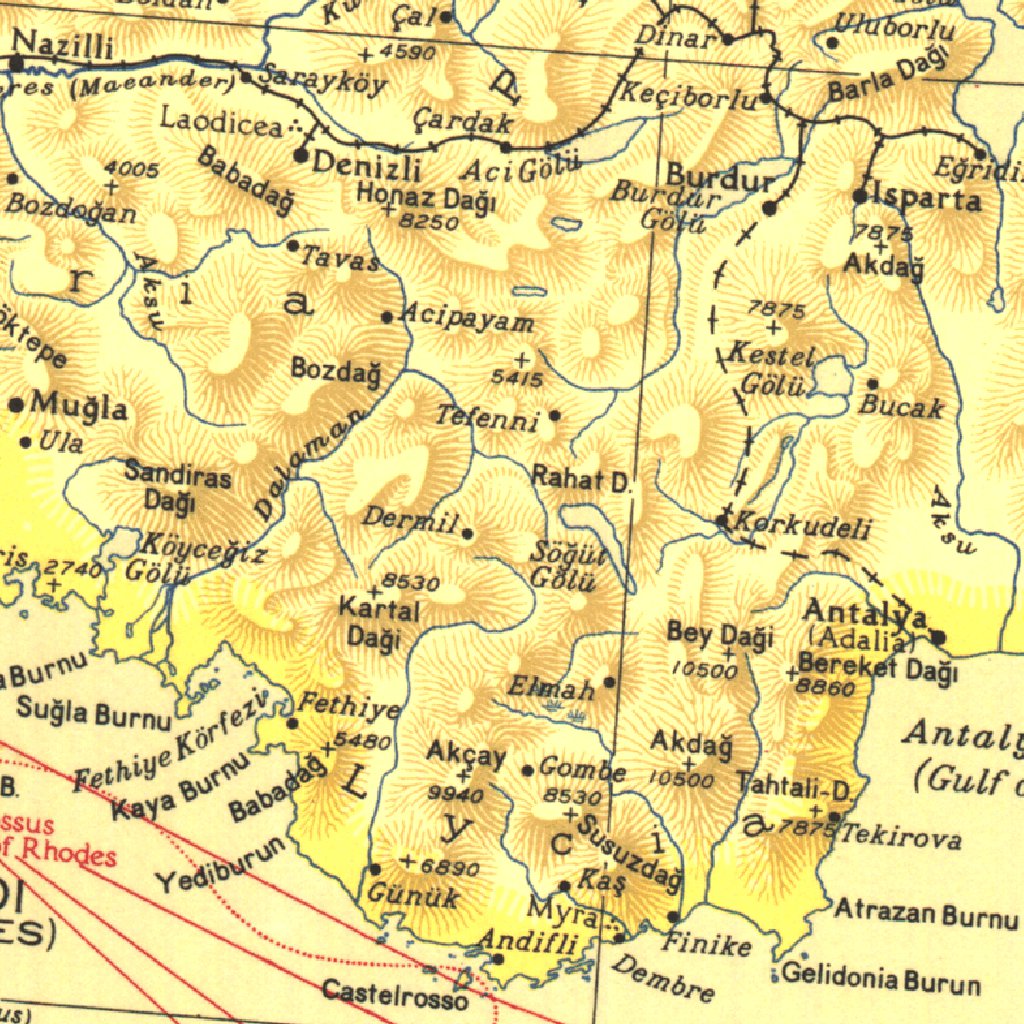 Bible Lands, & The Cradle Of Western Civilization 1938 Map by National ...