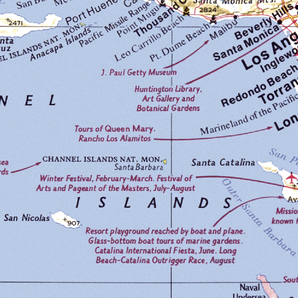 California & Nevada 1974 Map by National Geographic | Avenza Maps