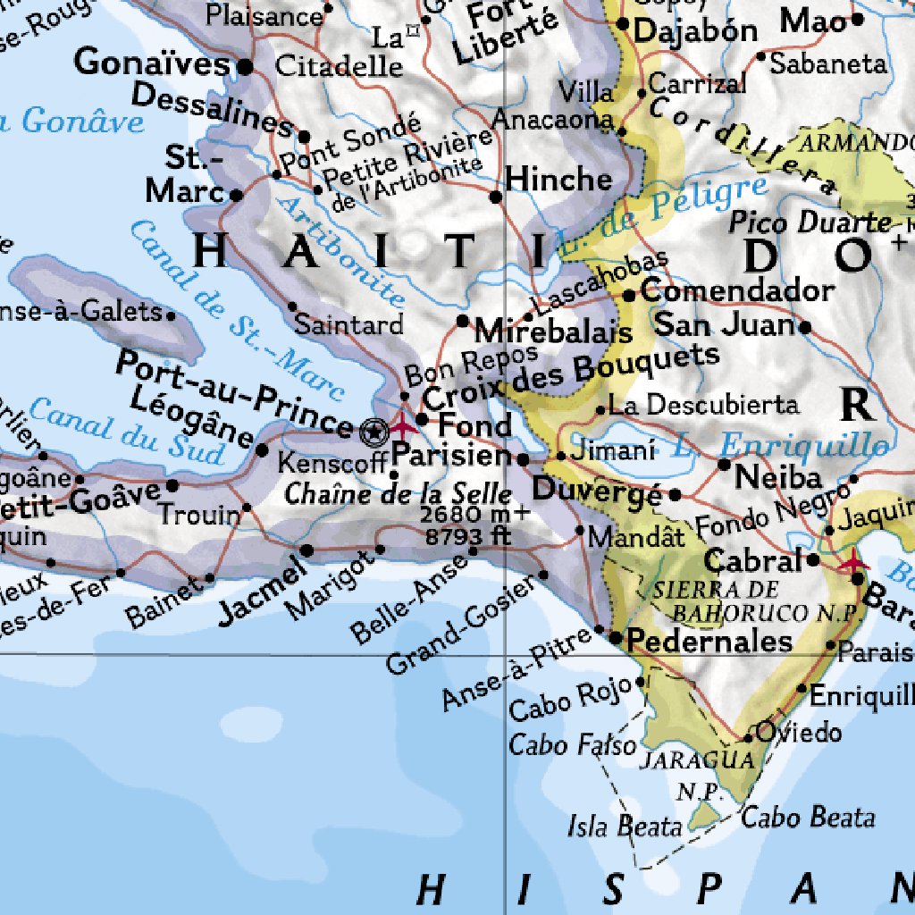 Caribbean Classic Map by National Geographic | Avenza Maps