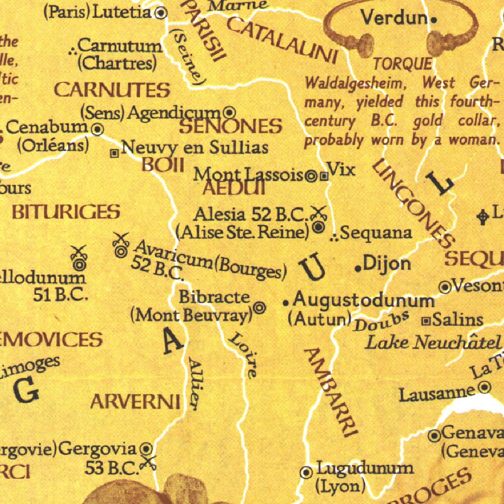 Celtic Europe 1977 Map by National Geographic | Avenza Maps