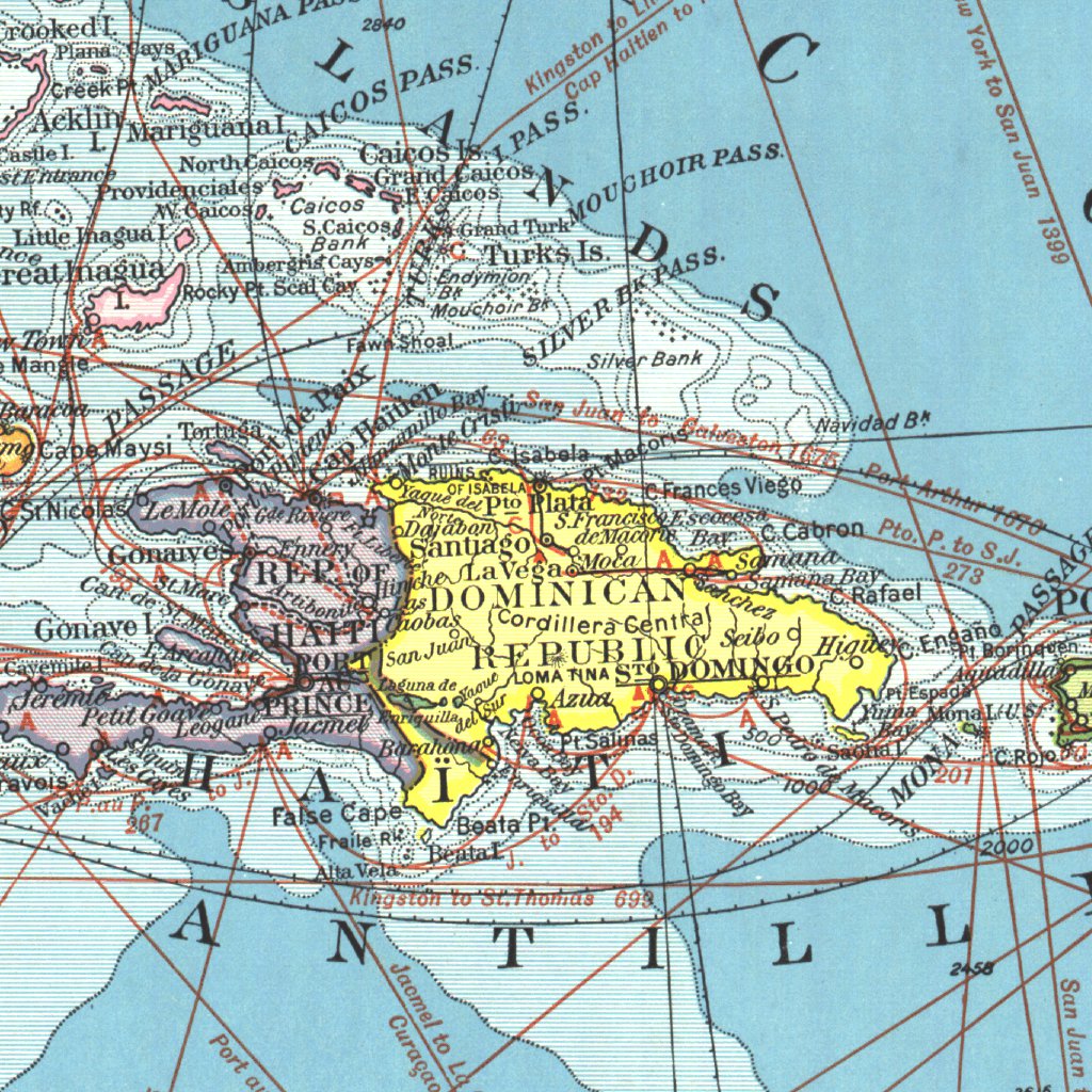 Central America, Cuba, Porto Rico, & The Islands Of The Caribbean Sea ...