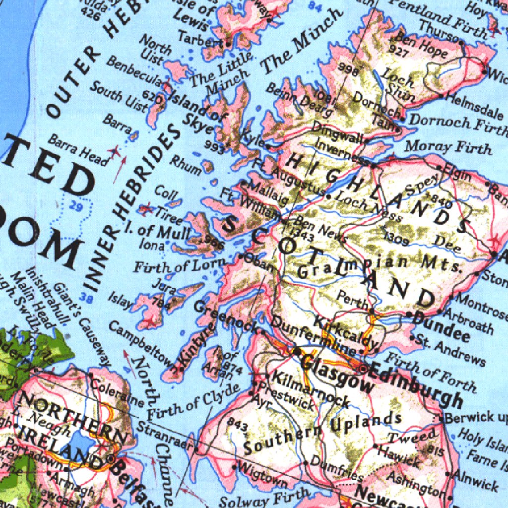 Europe 1983 Map by National Geographic | Avenza Maps