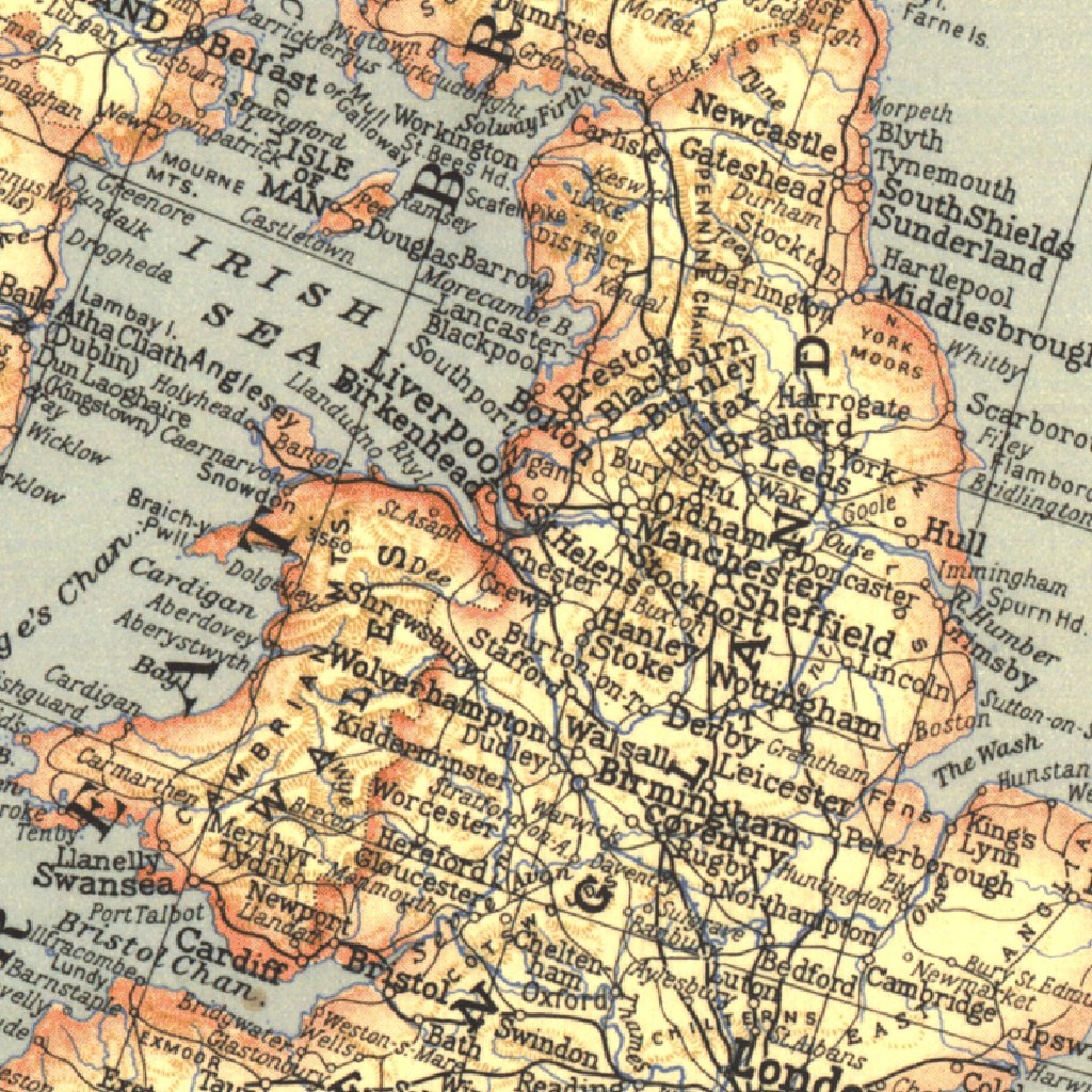 Europe & The Mediterranean 1938 Map by National Geographic | Avenza Maps