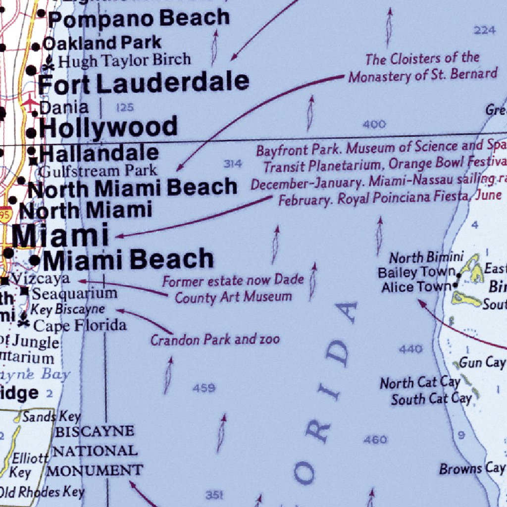 Florida 1973 Map by National Geographic | Avenza Maps