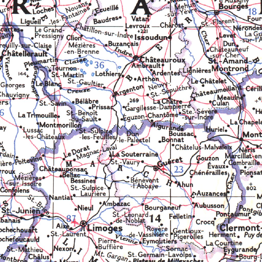 France 1989 Map by National Geographic | Avenza Maps