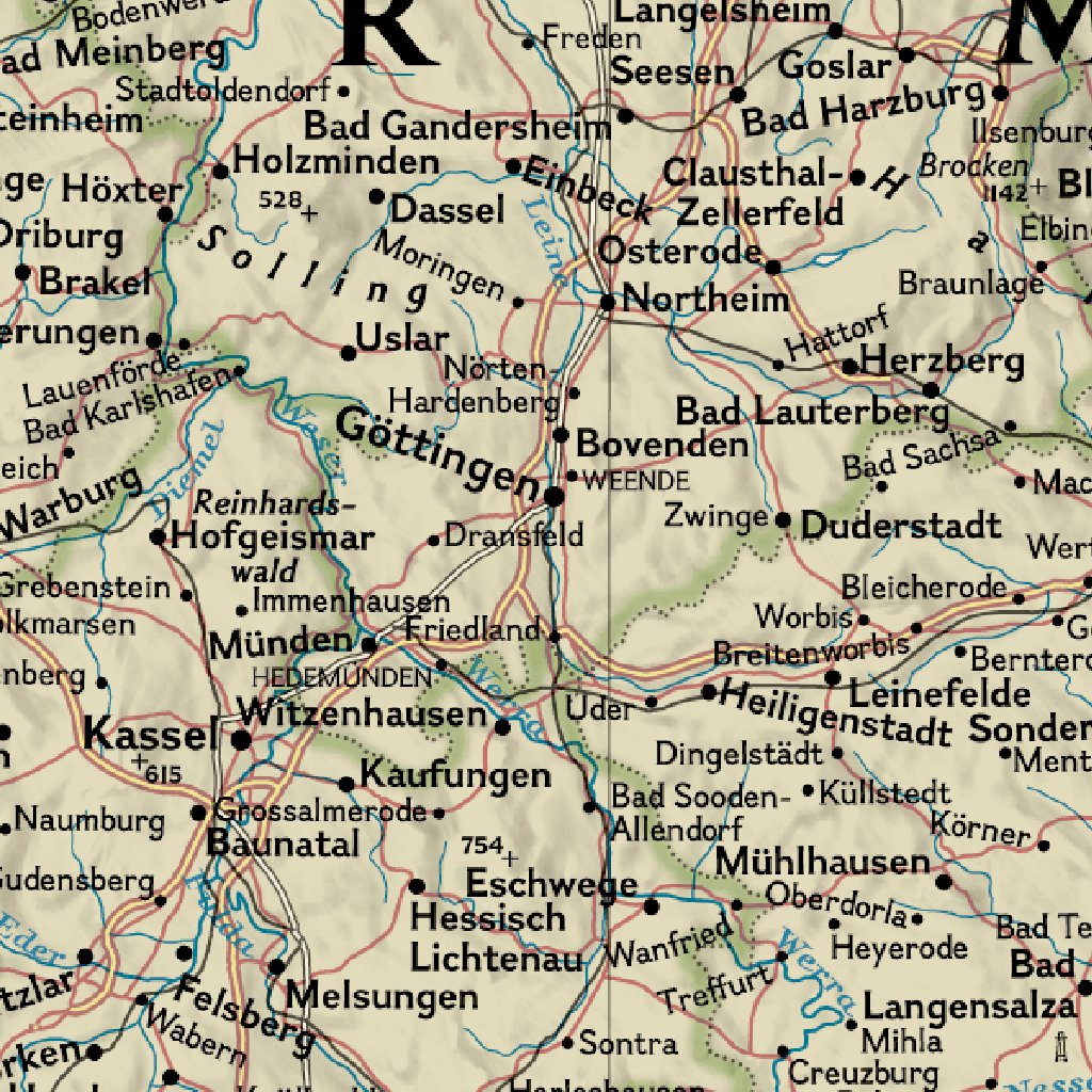 Germany Executive Map by National Geographic | Avenza Maps