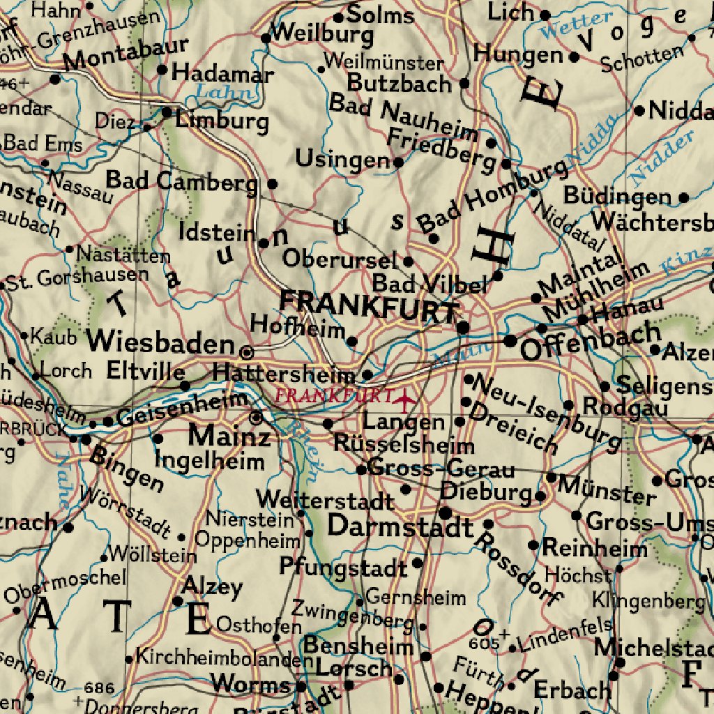 Germany Executive Map by National Geographic | Avenza Maps