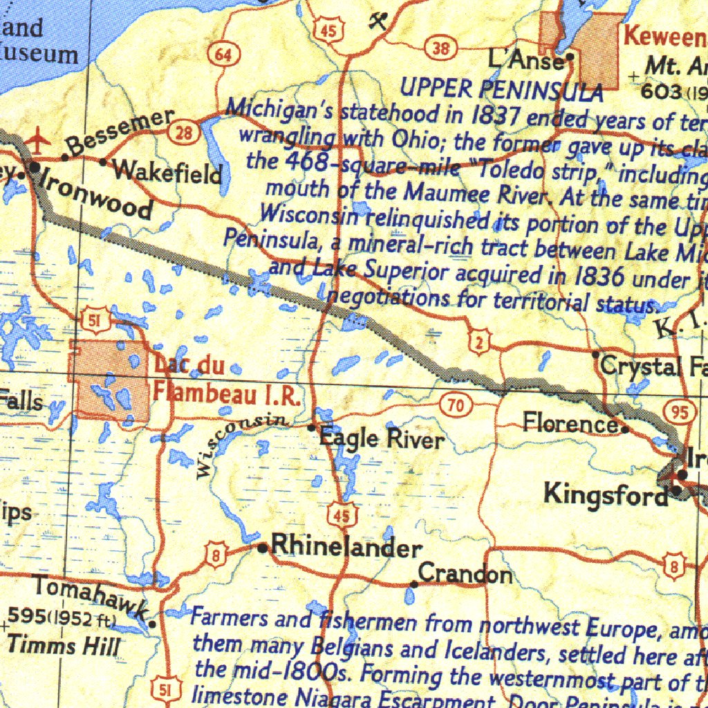 Great Lakes 1987 Map by National Geographic | Avenza Maps