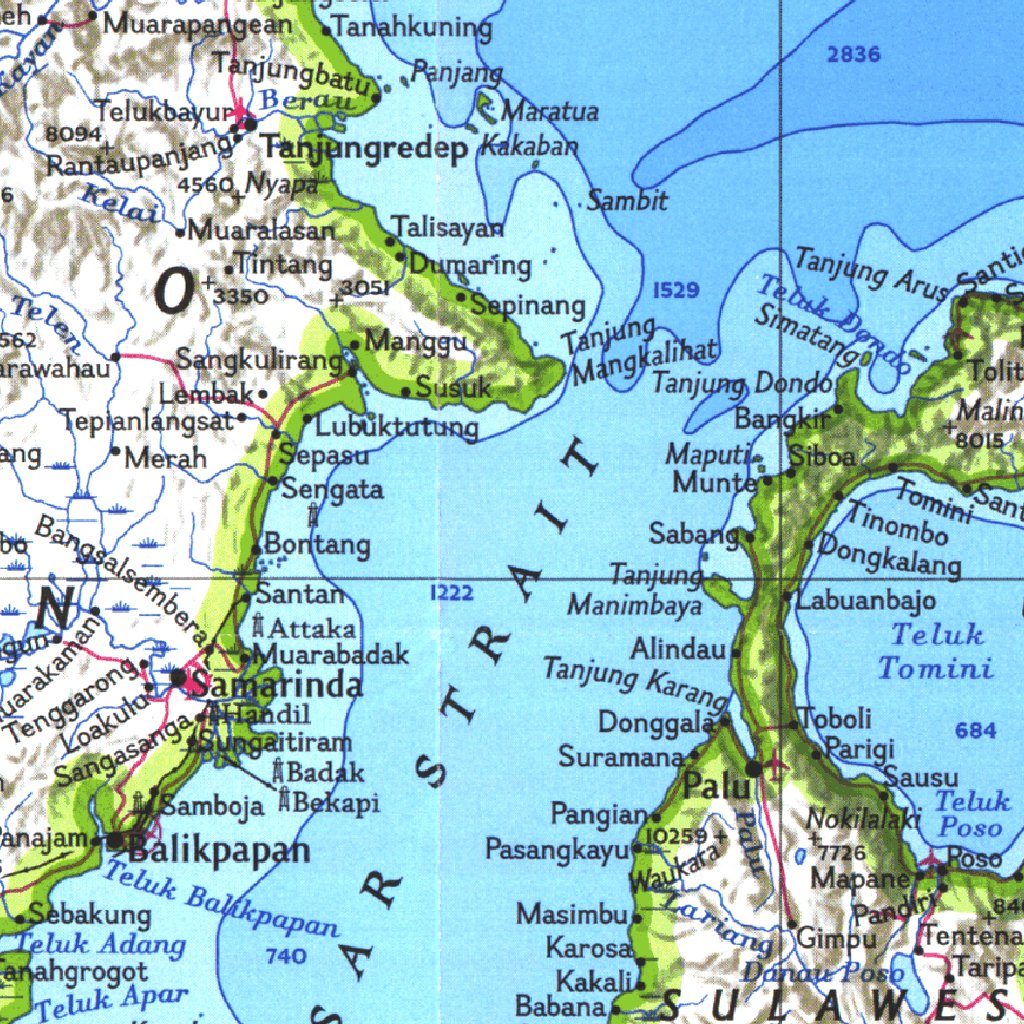 Indonesia 1996 Map by National Geographic | Avenza Maps