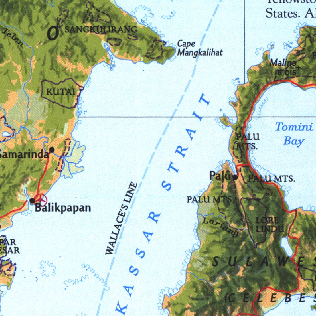 Indonesia Educational 1996 Map by National Geographic | Avenza Maps