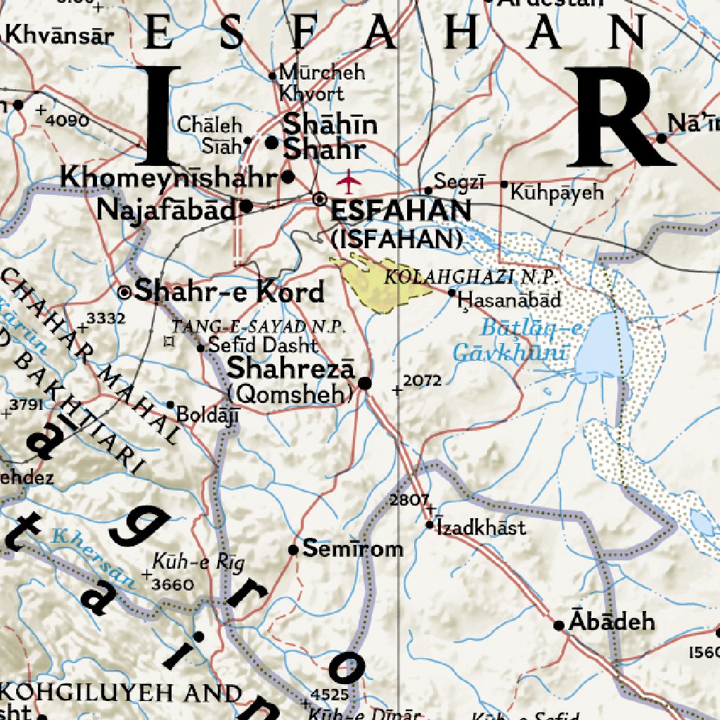 Iran Classic Map by National Geographic | Avenza Maps