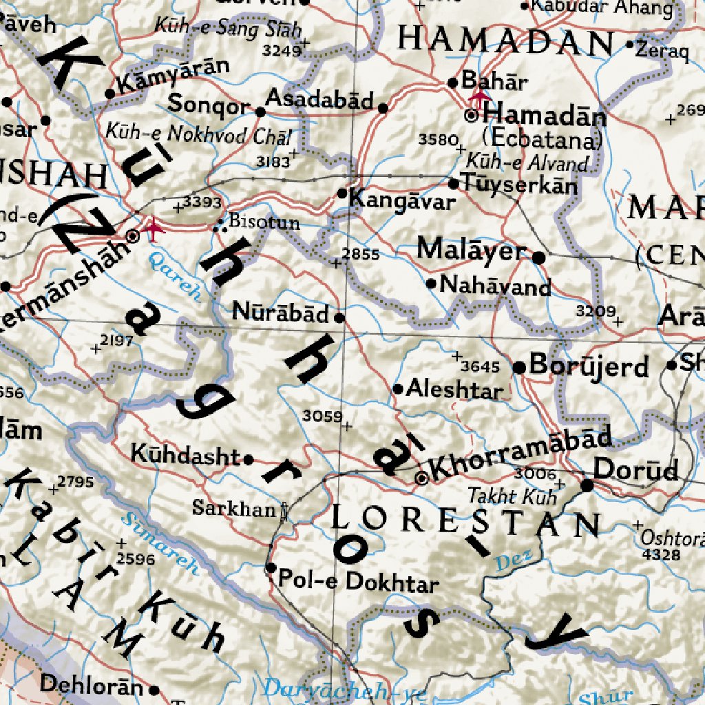 Iran Classic Map by National Geographic | Avenza Maps