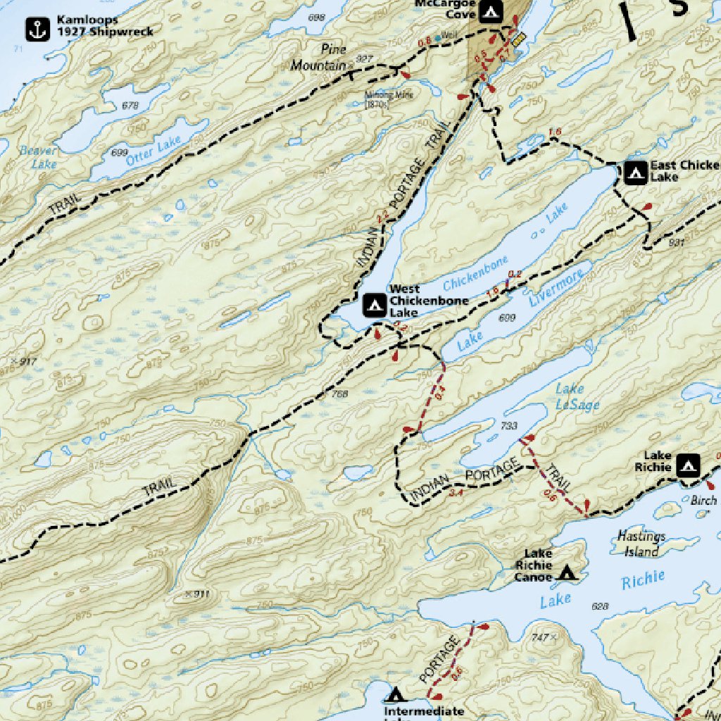 Isle Royale National Park Map by National Geographic | Avenza Maps