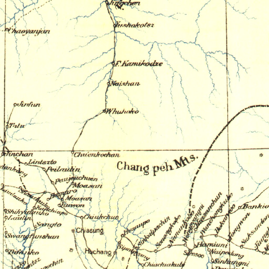 Korea & Manchuria 1904 Map by National Geographic | Avenza Maps