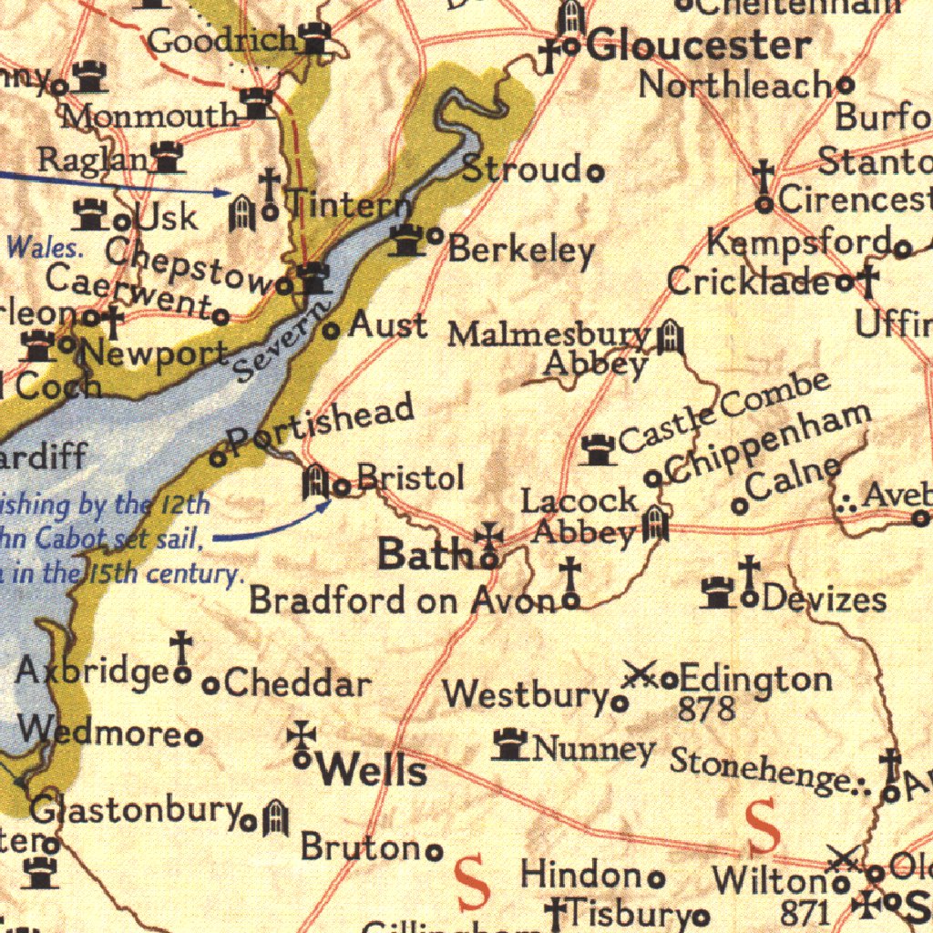 Medieval England 1979 Map by National Geographic | Avenza Maps
