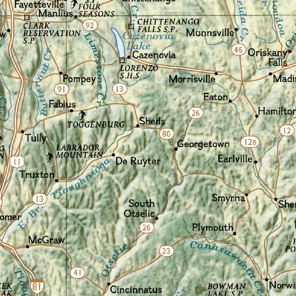 New York State Map by National Geographic | Avenza Maps