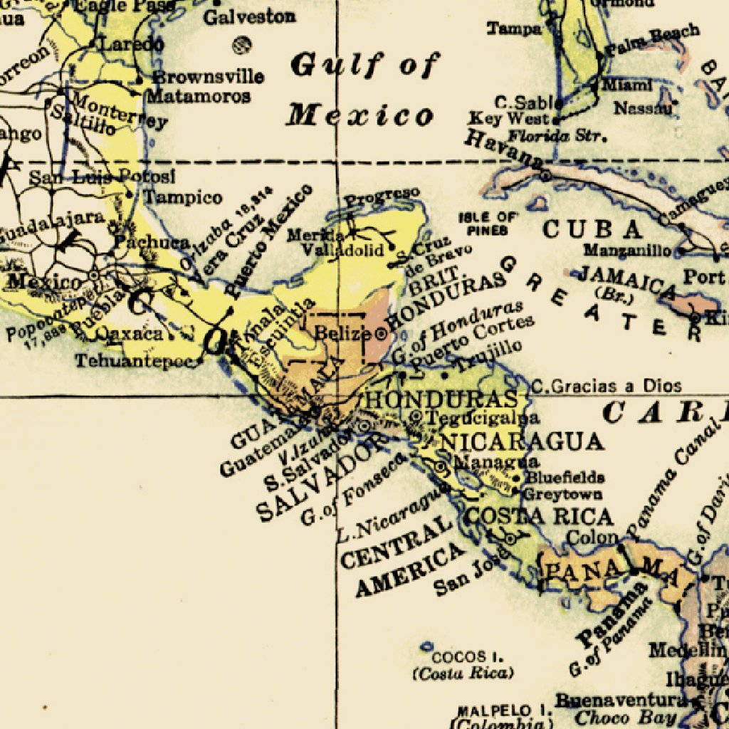 NGS 125 1922 World Map by National Geographic | Avenza Maps