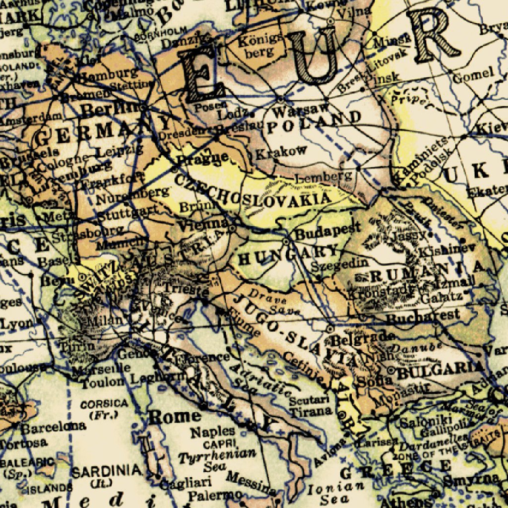 NGS 125 1922 World Map by National Geographic | Avenza Maps