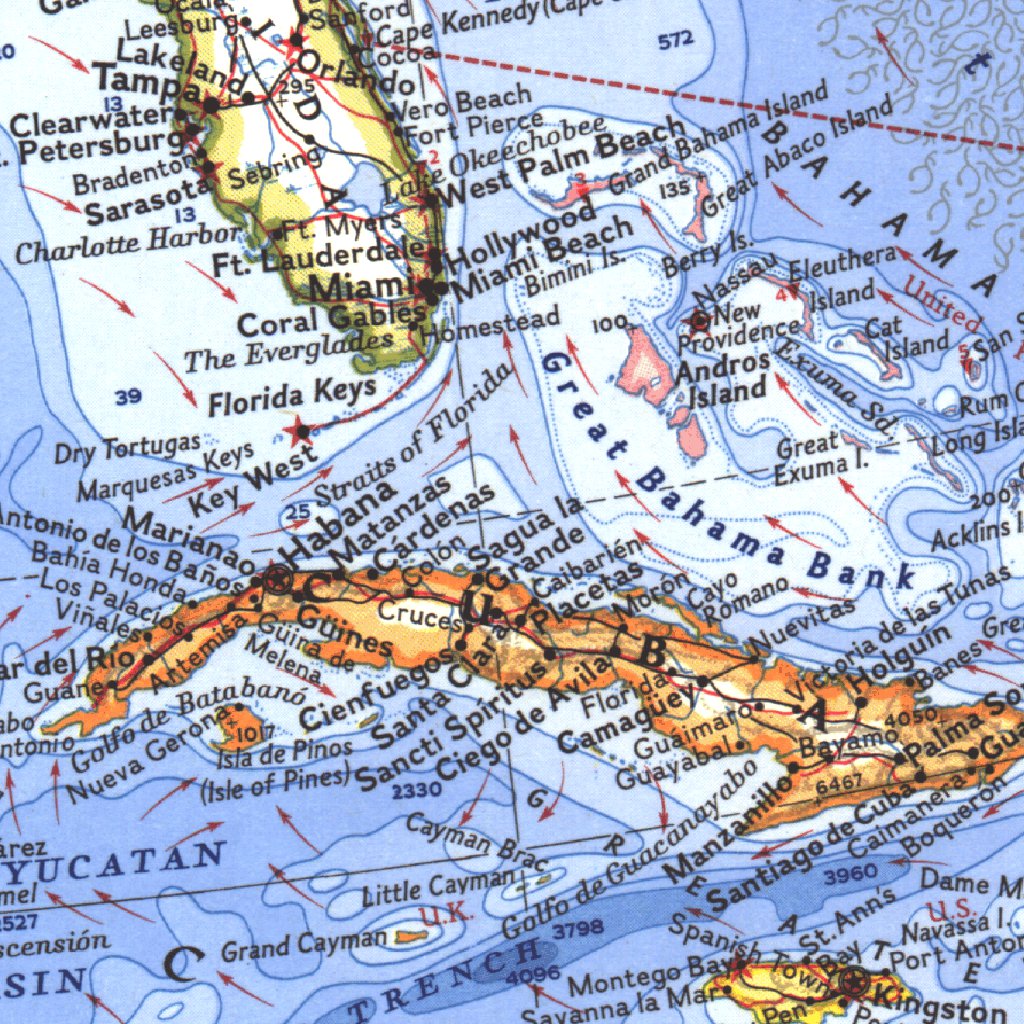 North America 1964 Map by National Geographic | Avenza Maps
