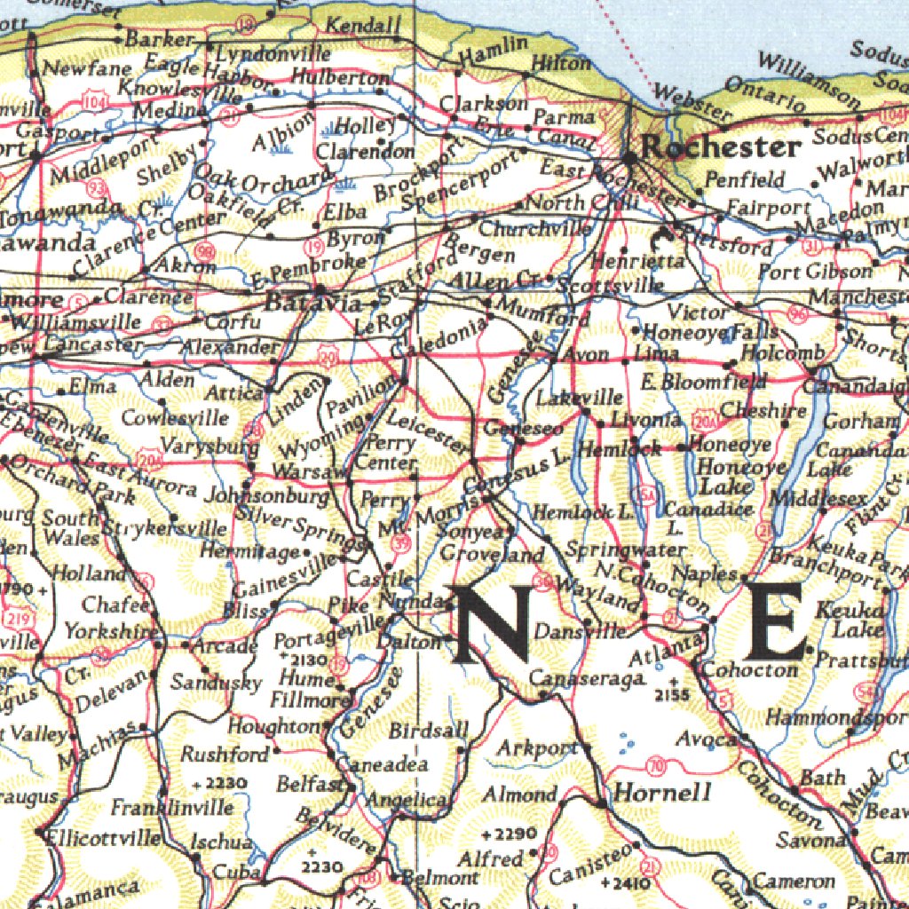 Northeastern United States 1945 Map by National Geographic | Avenza Maps