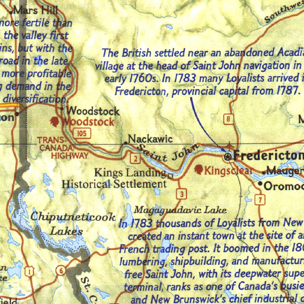 Northern Approaches Maine to the Maritimes 1985 Map by National ...