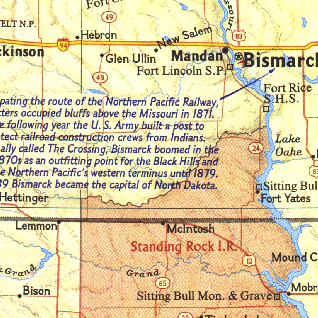 Northern Plains 1986 Map by National Geographic | Avenza Maps